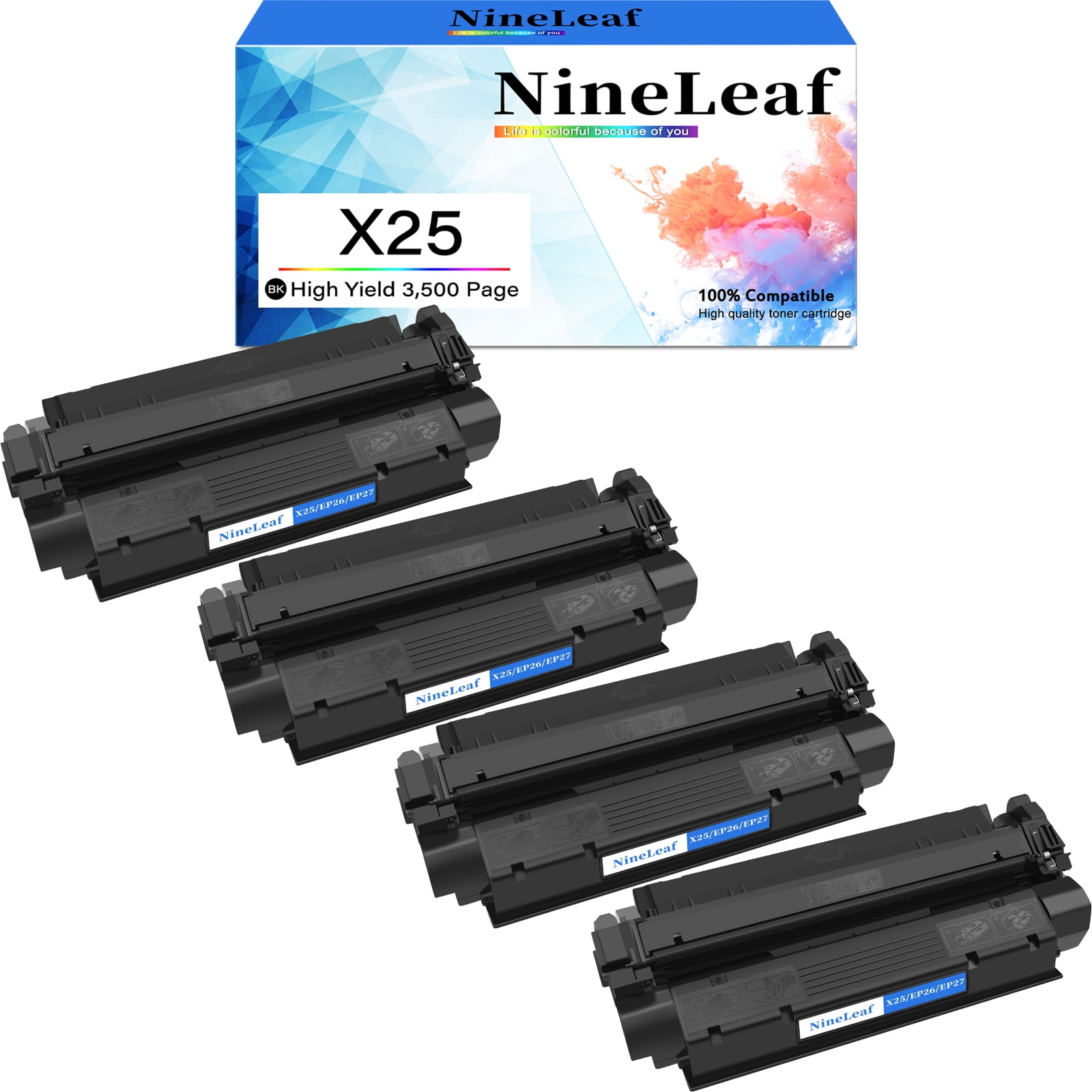 NineLeaf (2,500 Pages per) Compatible Toner Cartridge Replacement for ...
