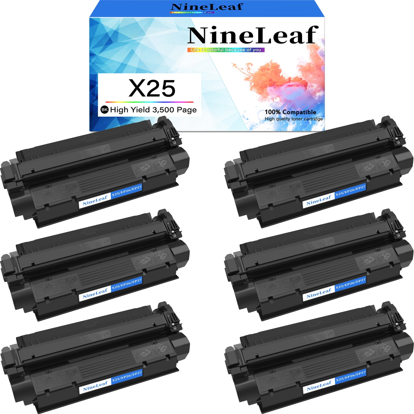 NineLeaf (2,500 Pages per) Compatible Toner Cartridge Replacement for ...