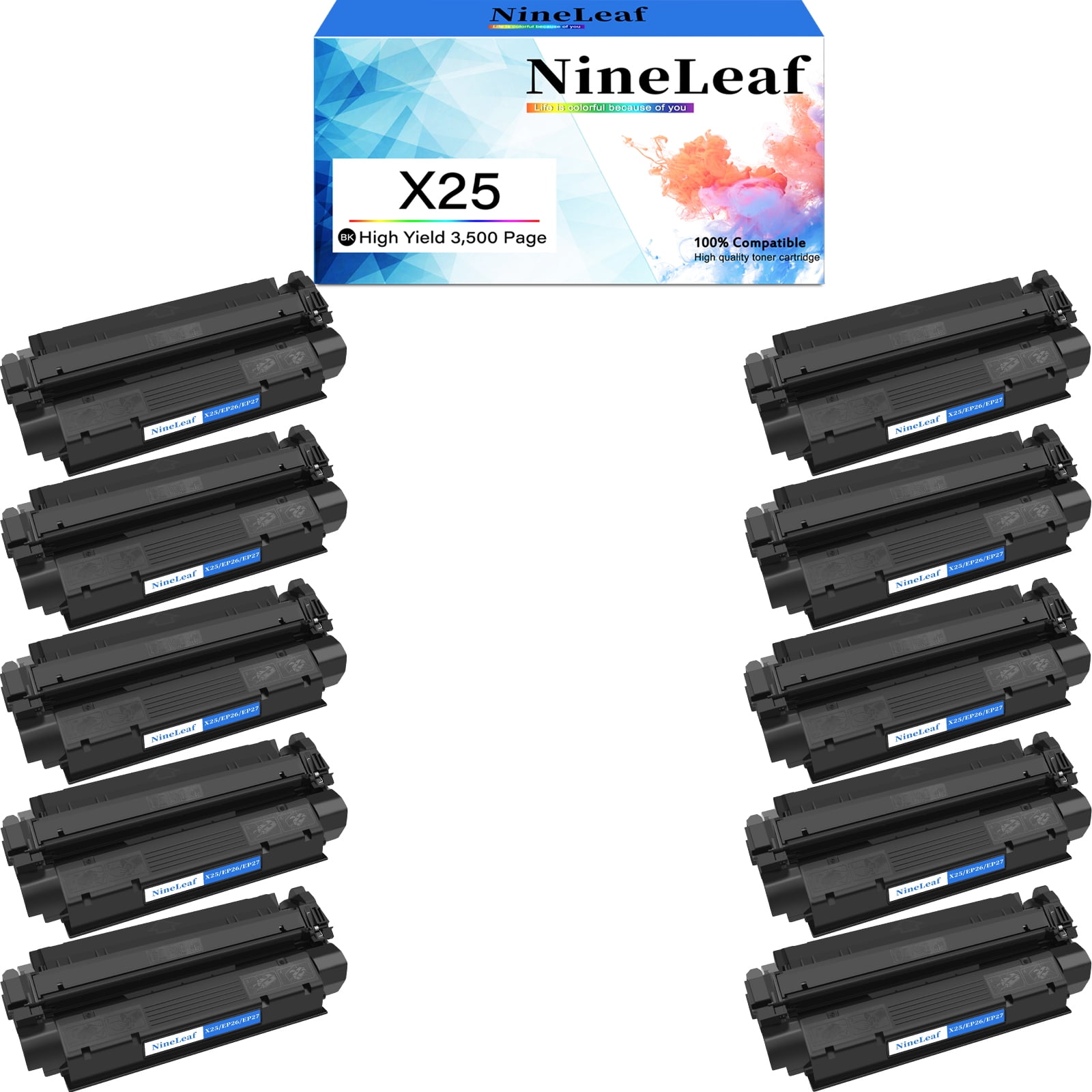NineLeaf (2,500 Pages per) Compatible Toner Cartridge Replacement for ...