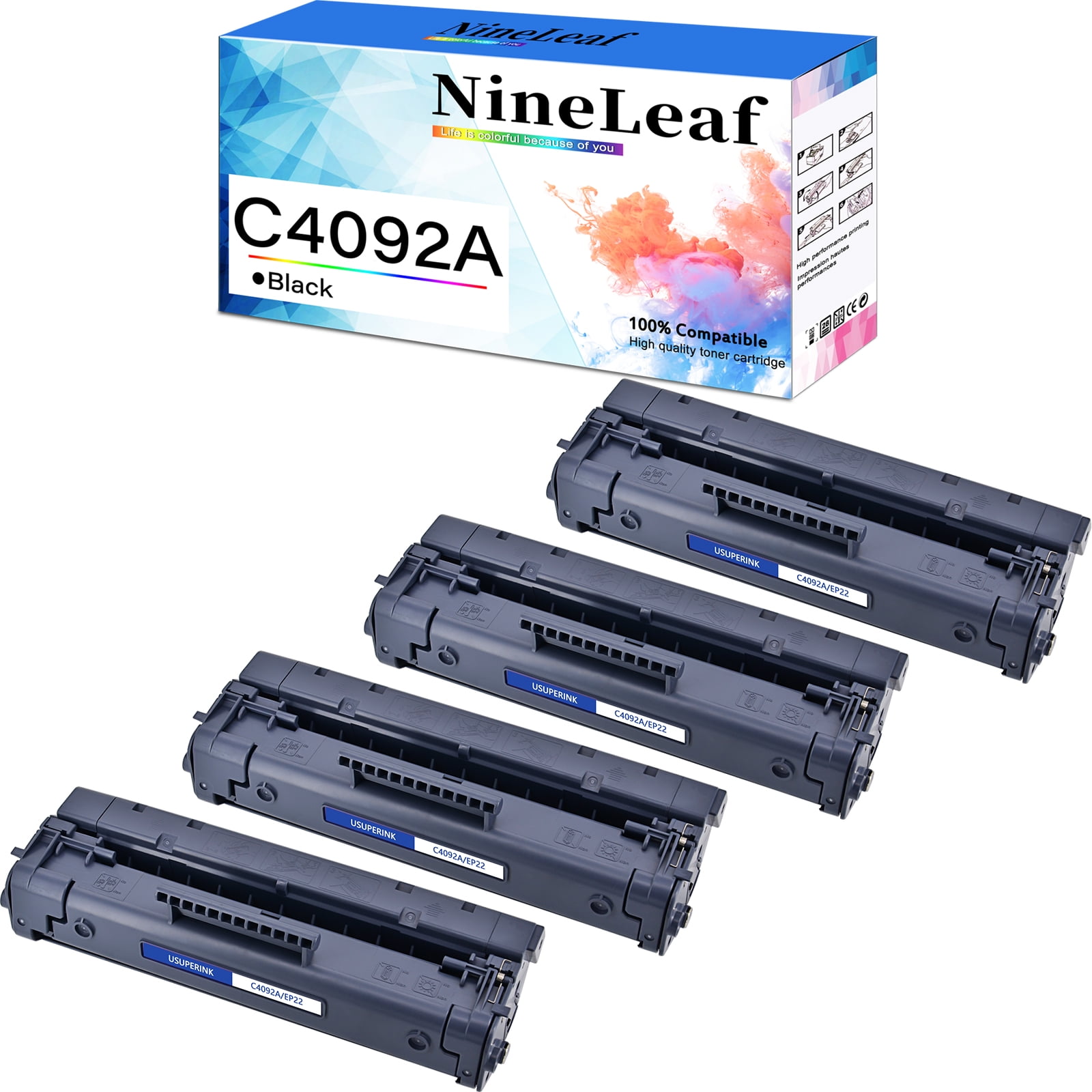 NineLeaf (2,500 Pages per) Compatible Toner Cartridge Replacement for ...