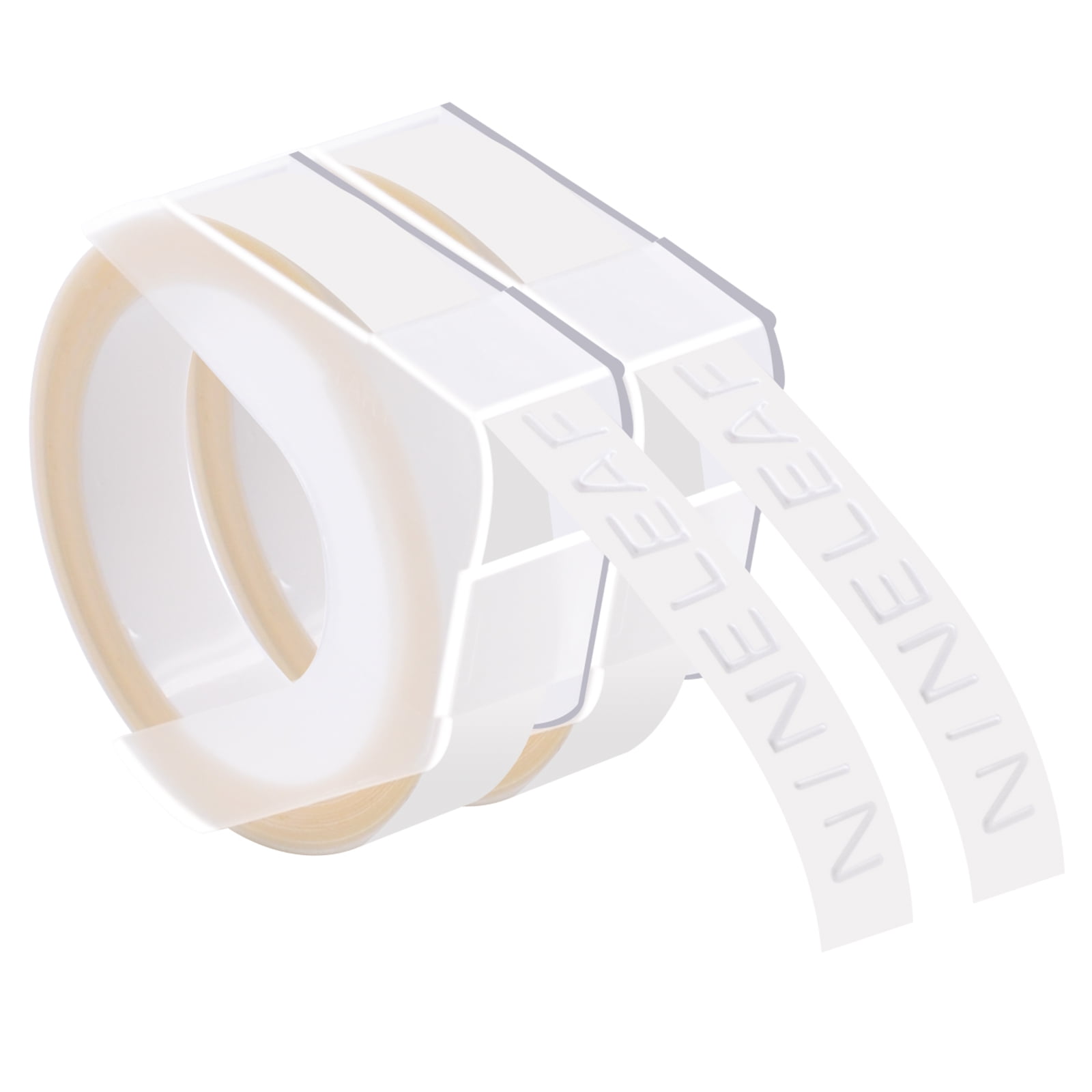 NineLeaf 2 Pack Compatible for Dymo 520101 3D Plastic Embossing Label 3 ...