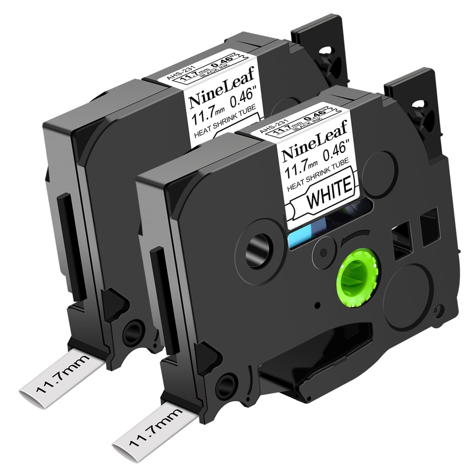 NineLeaf 2PK Compatible for Brother P-touch HSe-231 HSe231 HS-231 HS231 ...