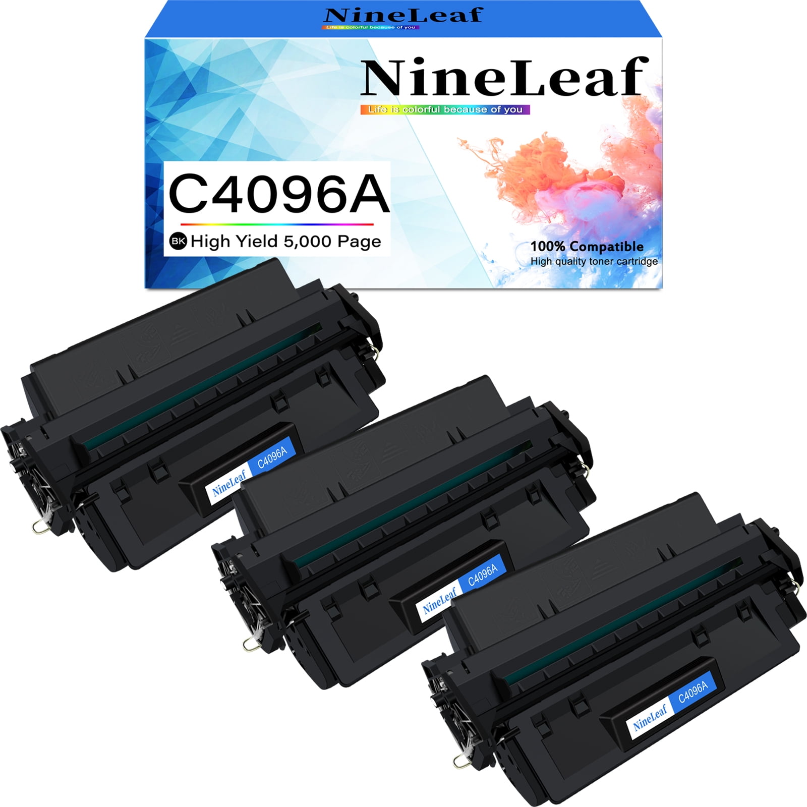 NineLeaf Compatible C4096A 96A Laser Toner Cartridge High Yield ...