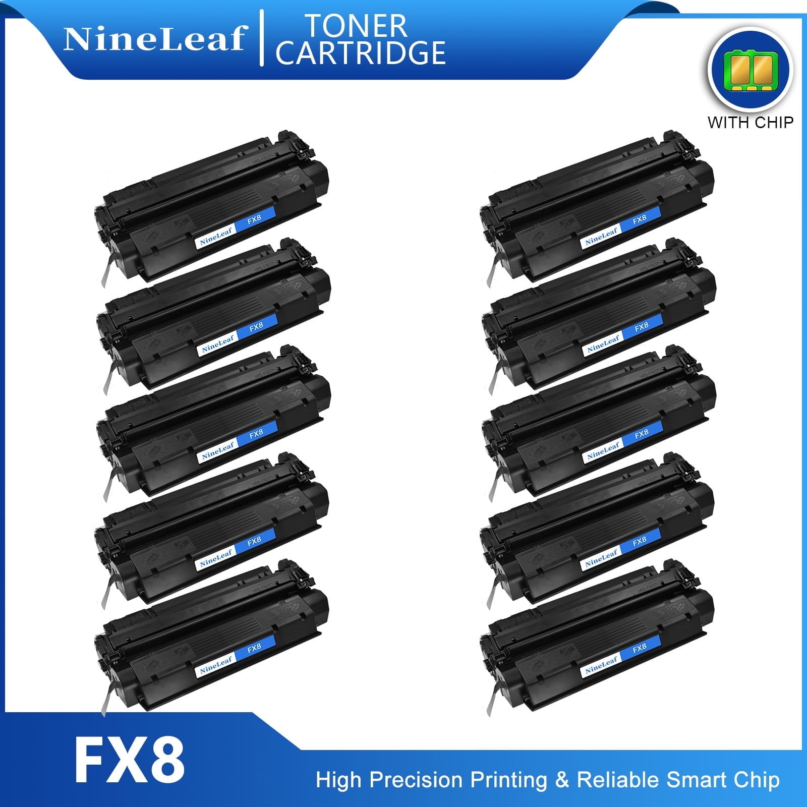 NineLeaf Compatible Toner Cartridge Replacement for Canon FX8 S-35 S35 ...