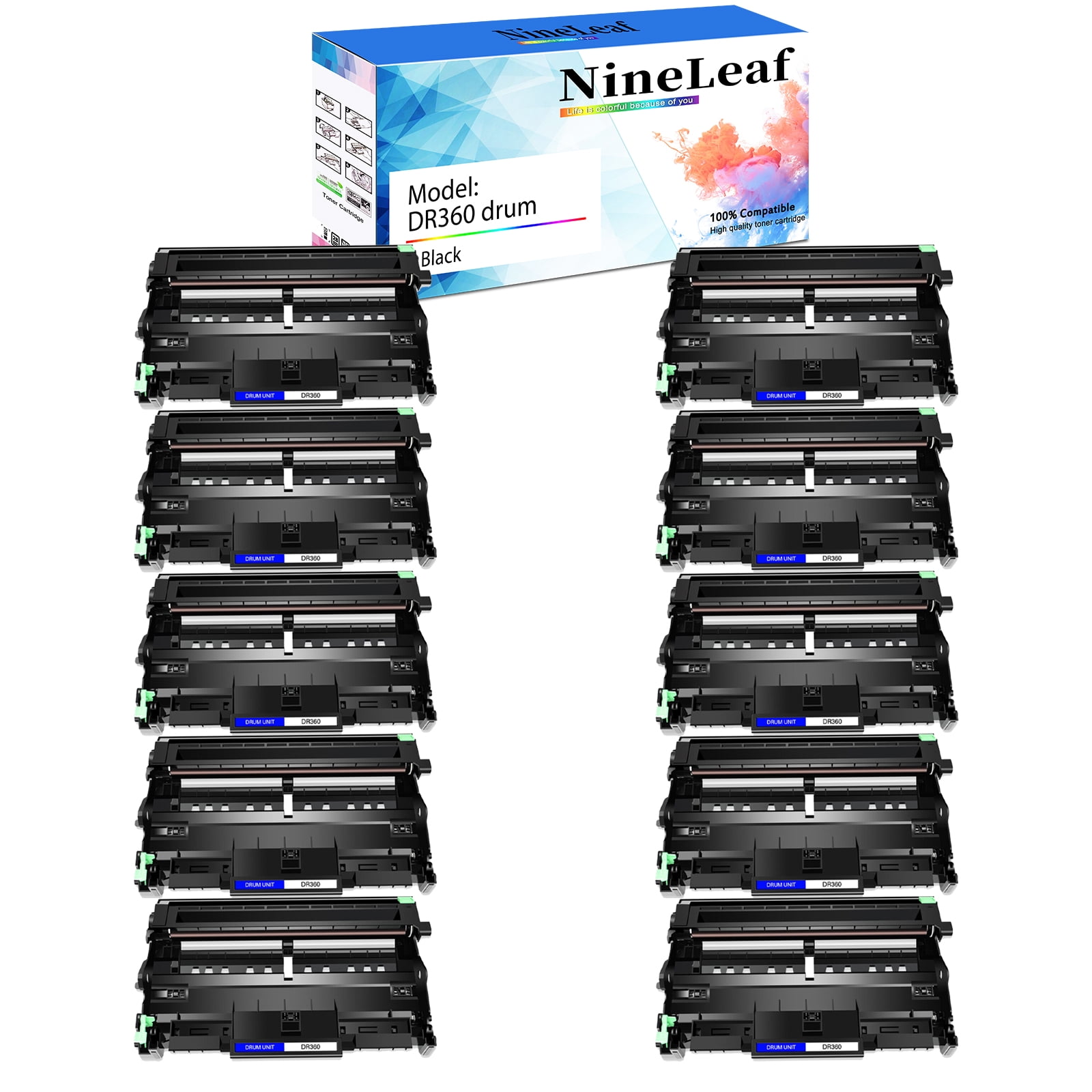NineLeaf DR360 drum Compatible Drum Unit Replacement for Brother DR-360 ...