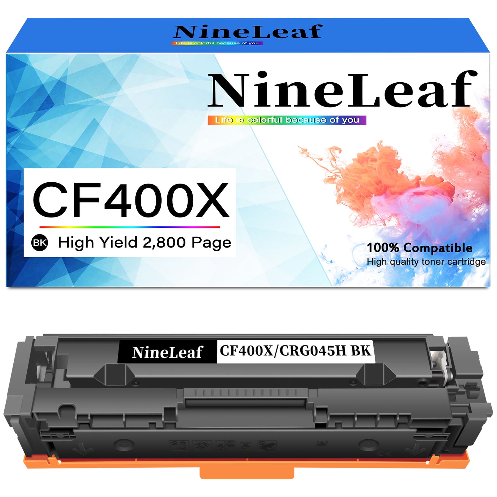 NineLeaf High Capacity Compatible Toner Cartridge Replacement for HP ...