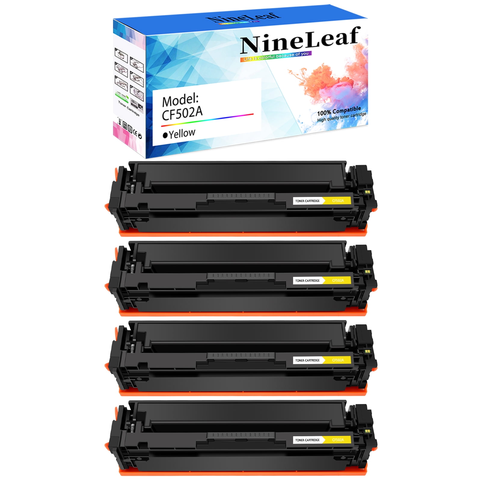NineLeaf High Capacity Compatible Toner Cartridge Replacement for HP ...
