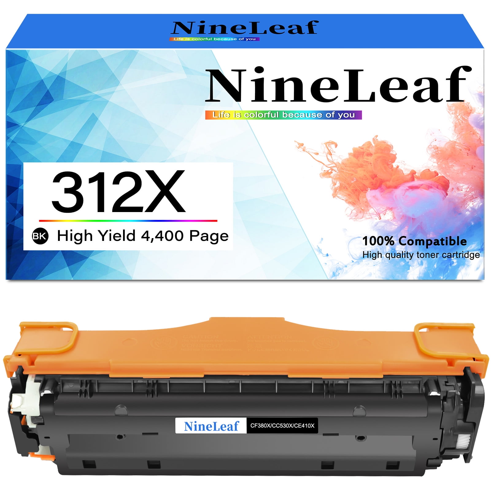 NineLeaf High Capacity Compatible Toner Cartridge Replacement for HP ...