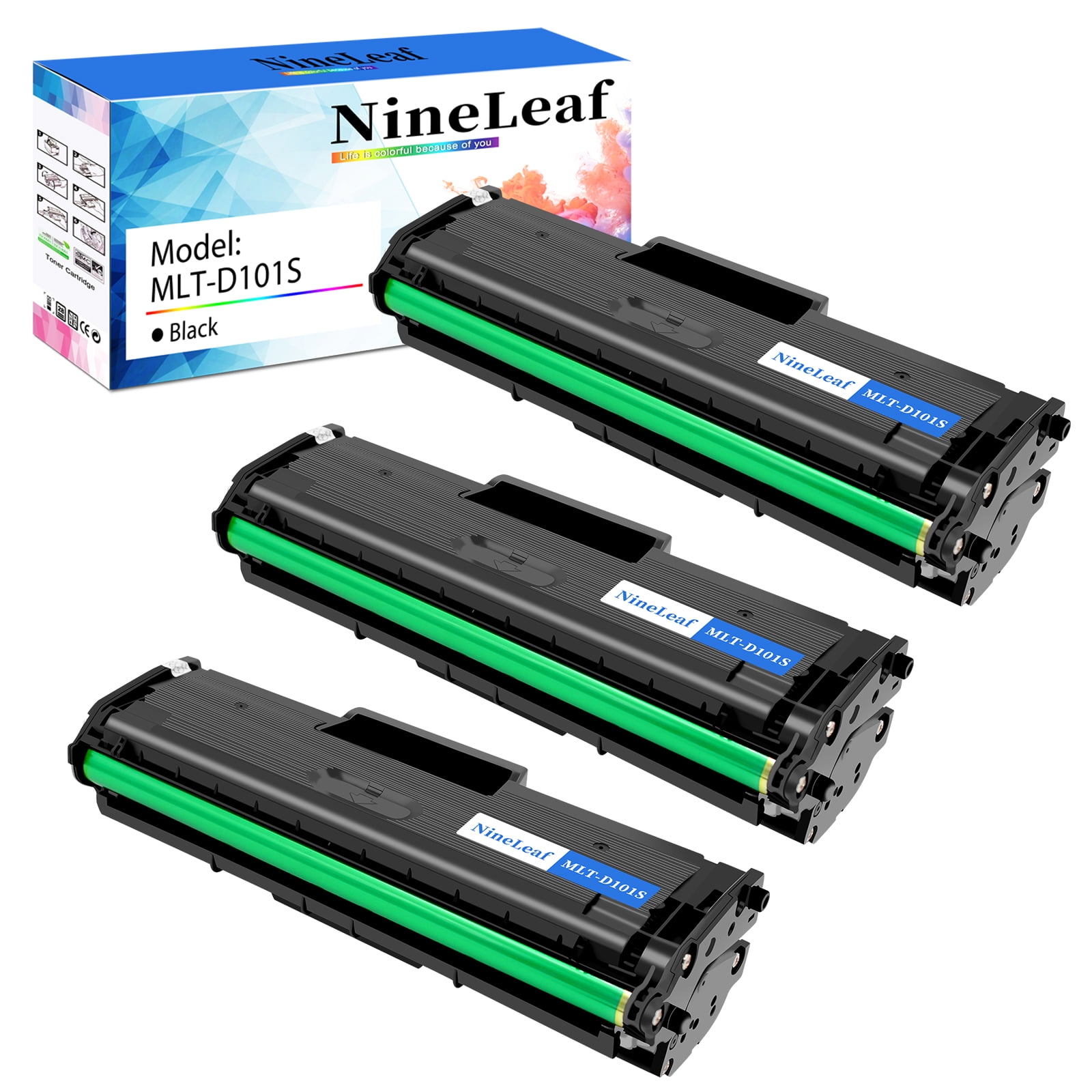 NineLeaf High Yield Compatible Toner Cartridge Replacement for Samsung ...