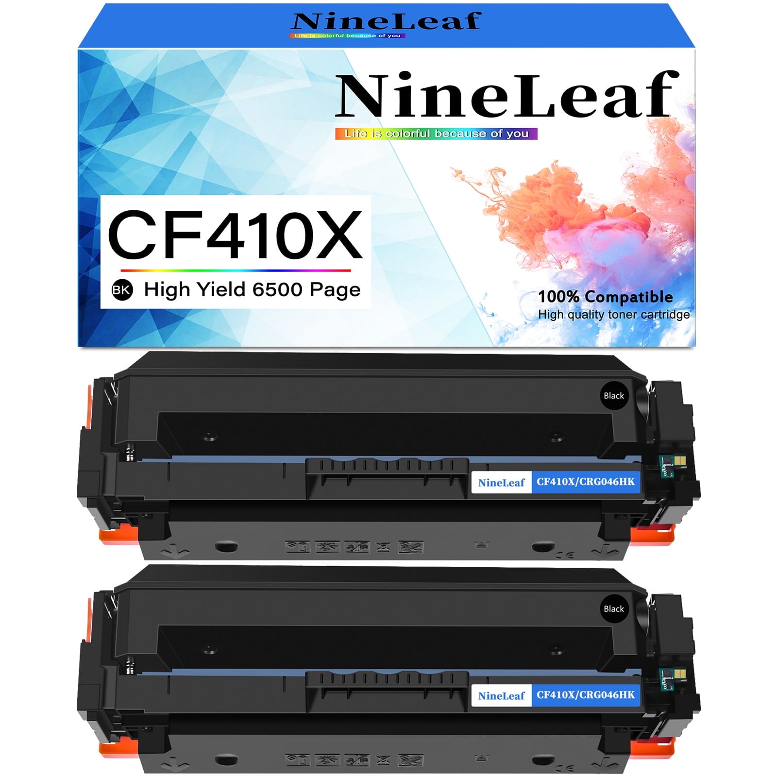 NineLeaf High-capacity Compatible Toner Cartridge Replacement for HP ...