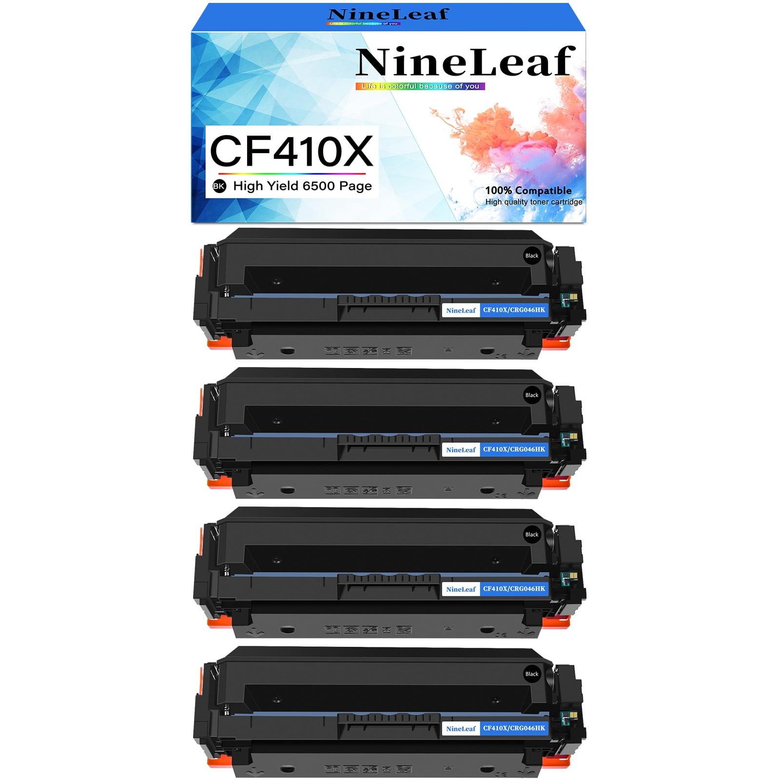 NineLeaf High-capacity Compatible Toner Cartridge Replacement for HP ...