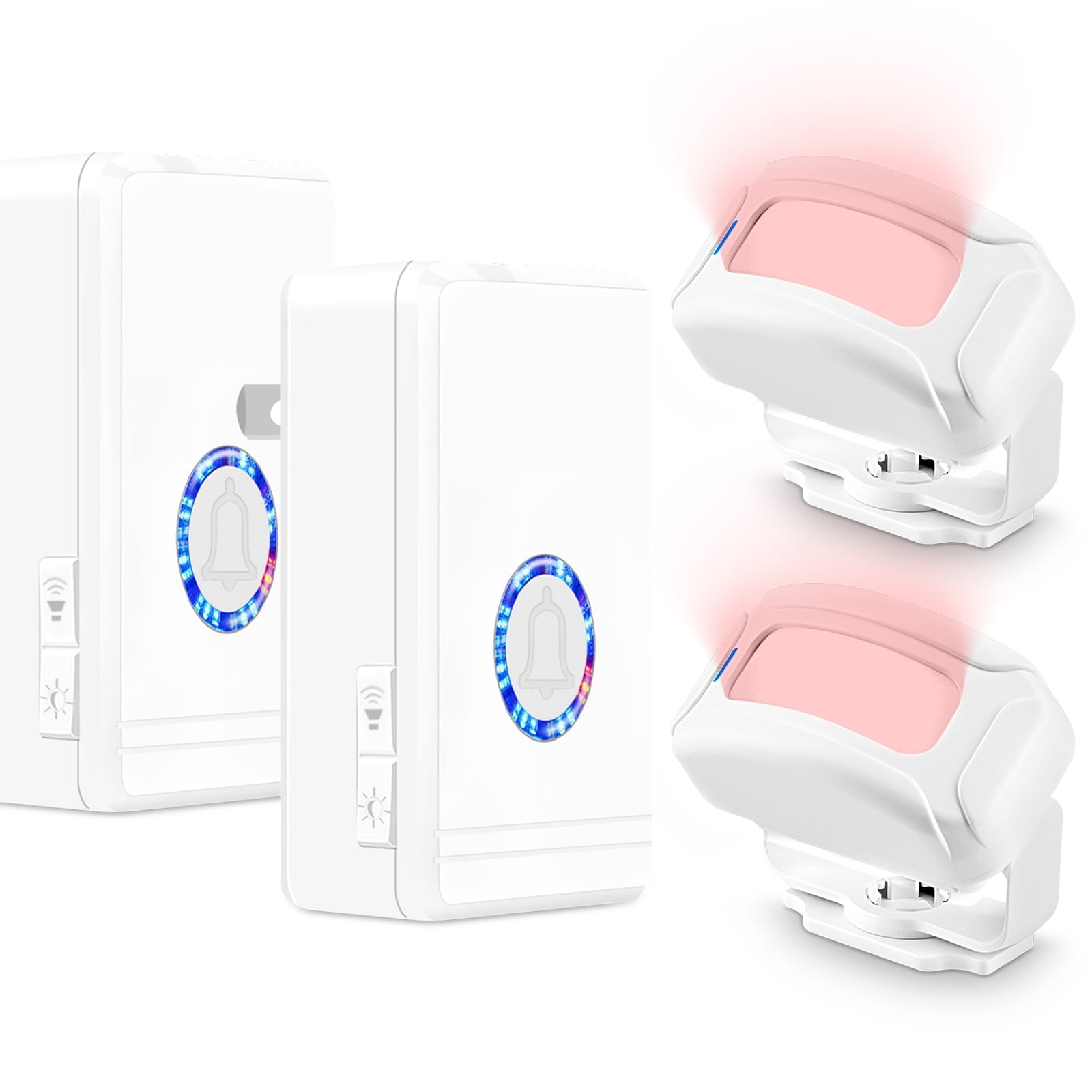 NineLeaf Motion Sensor Chime,Door Motion Sensor Chime,Wireless Motion ...