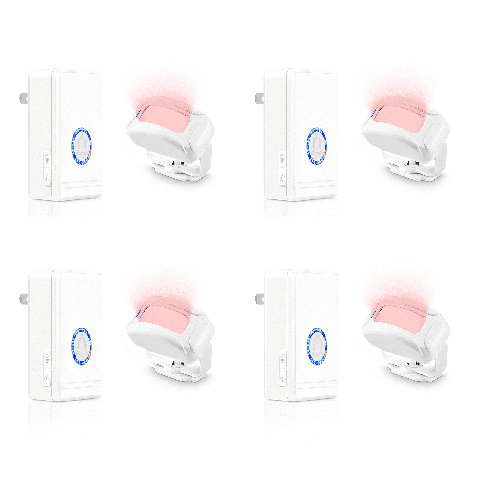 NineLeaf Motion Sensor Chime,Door Motion Sensor Chime,Wireless Motion ...
