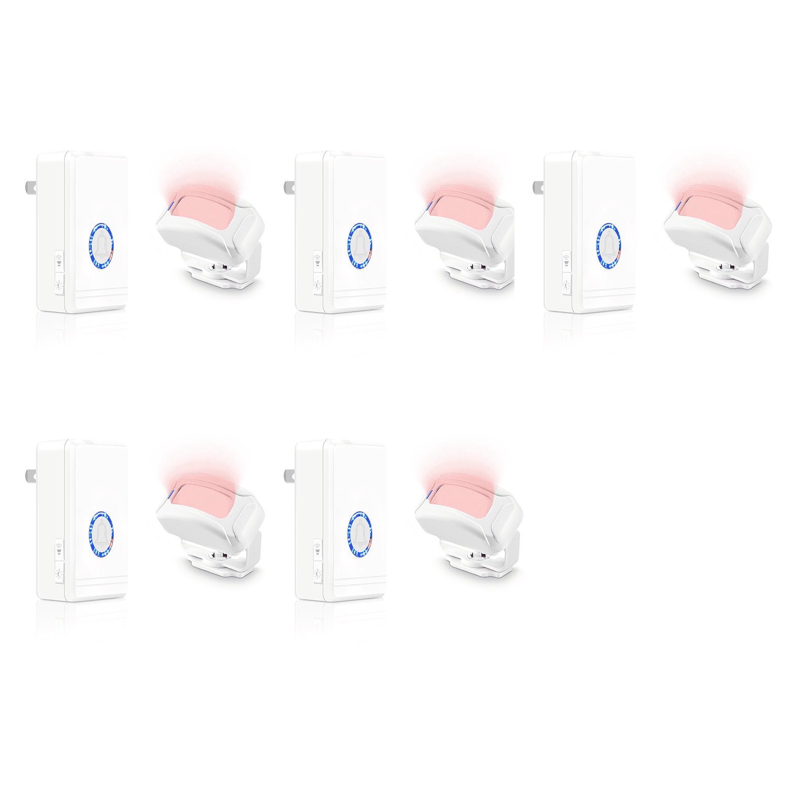 NineLeaf Motion Sensor Chime,Door Motion Sensor Chime,Wireless Motion ...