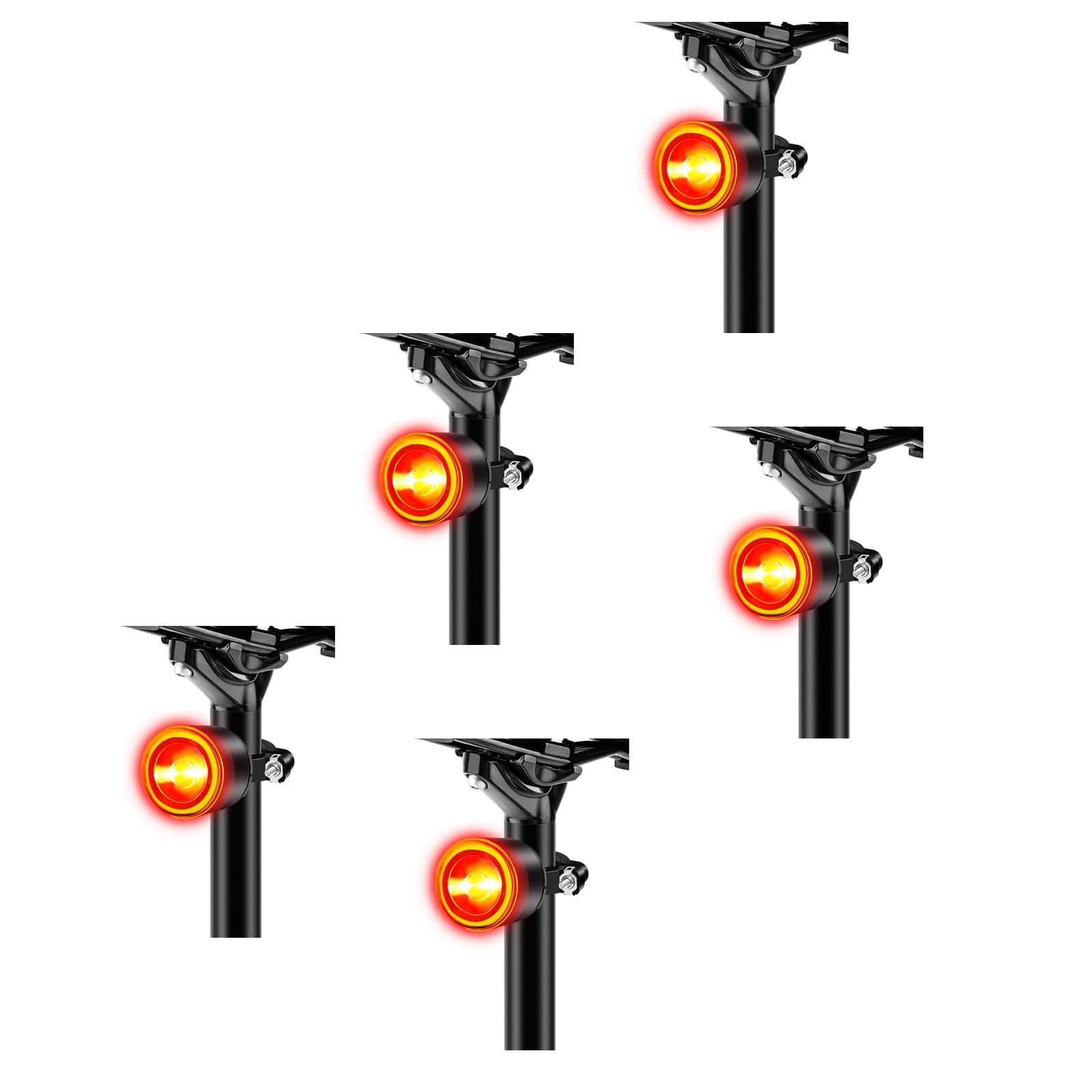 NineLeaf Smart Bike Tail Light, Bicycle Tail Lights LED Rechargeable ...