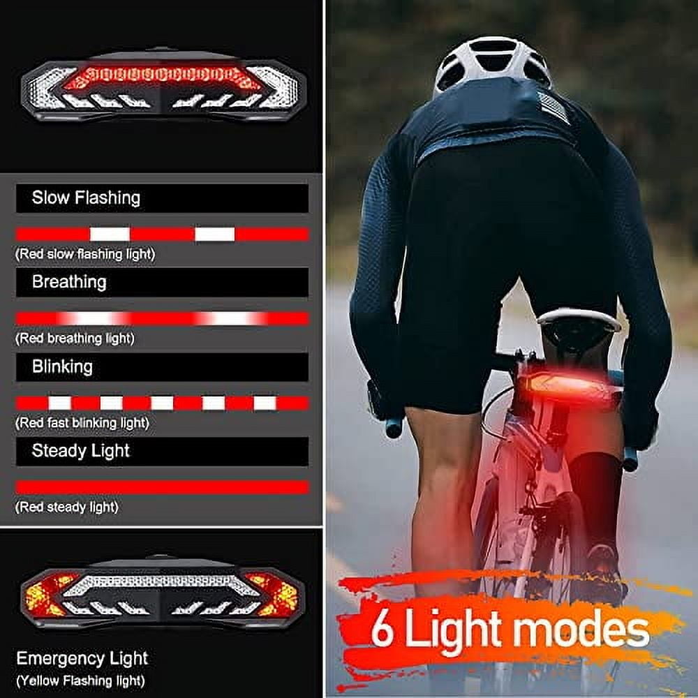 NineLeaf Smart Bike Tail Light with Turn Signals, Anti-Theft Bike Alarm ...