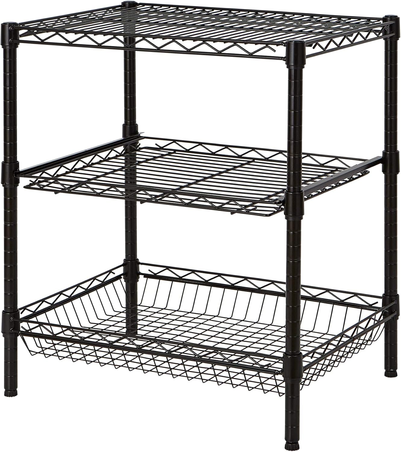 NineSix Double Height Mini Fridge Stand 18"D x 24"W x 27.5"H good for ...