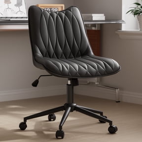 HomeZeer Executive Office Chair, Leather Desk Chairs with Wheels ...