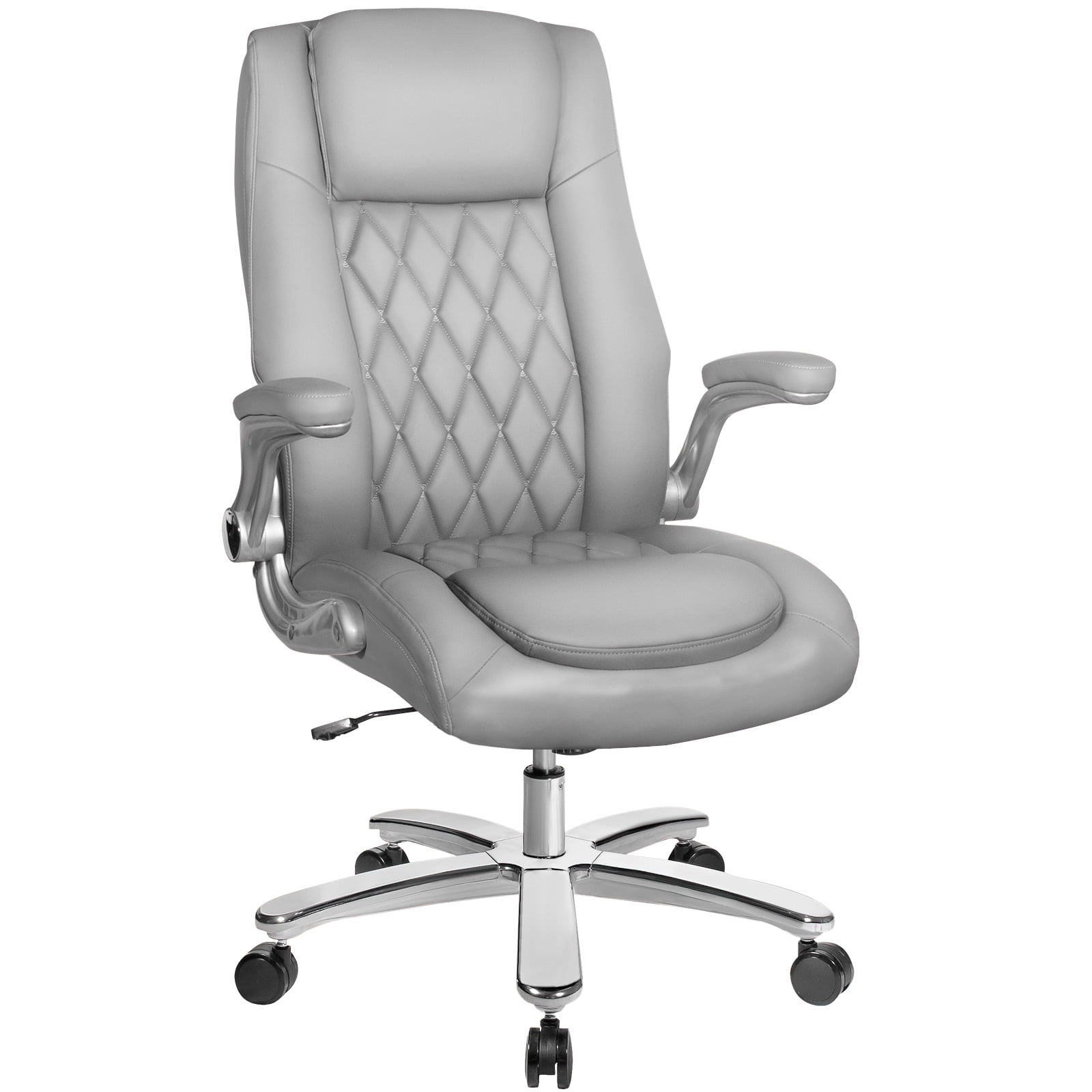 Ninecer Swivel Leather Executive Office Chair, High Back, Sturdy Desk ...
