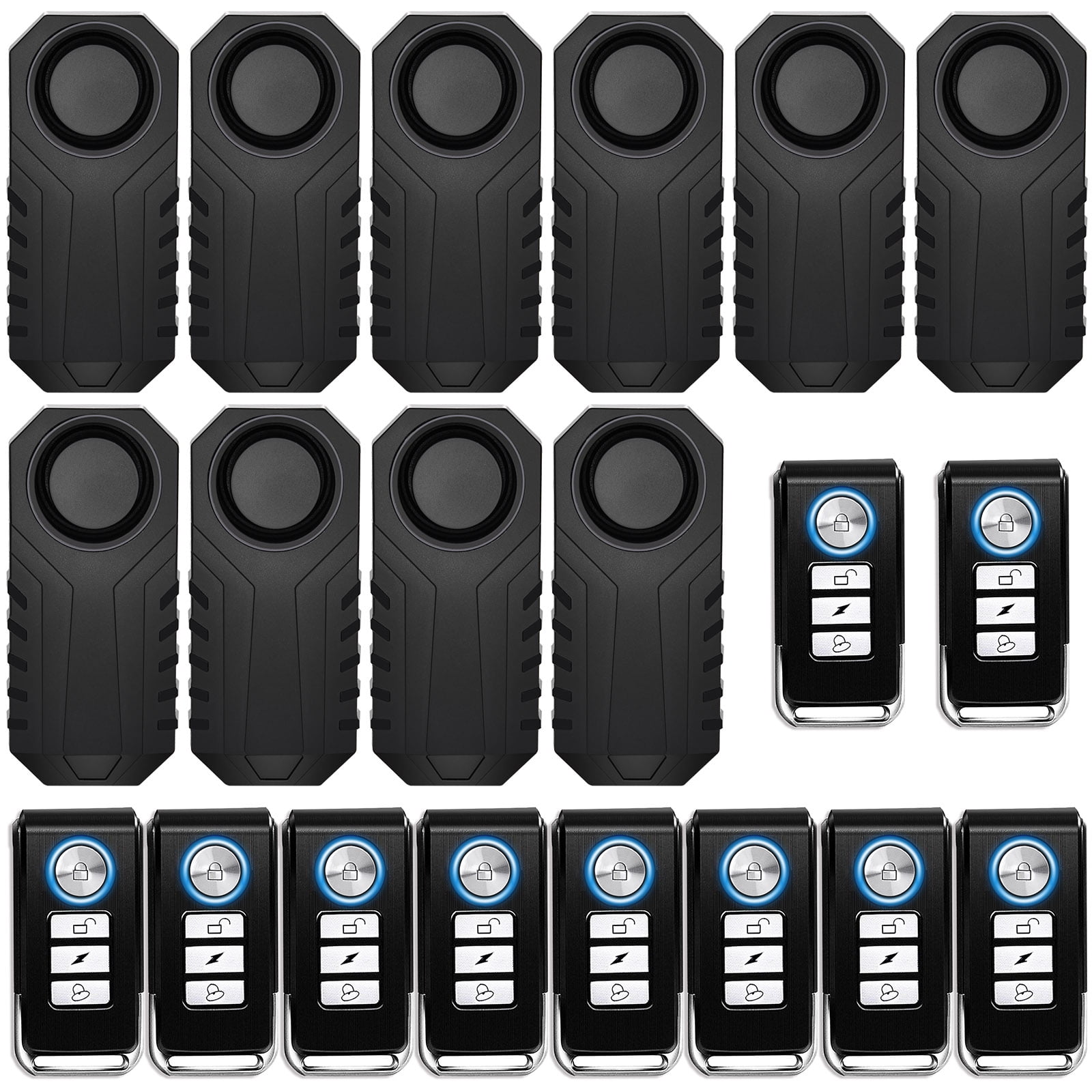 Nineleaf 10PCS Wireless Bike Alarm With Remote, Bike Security Alarm ...