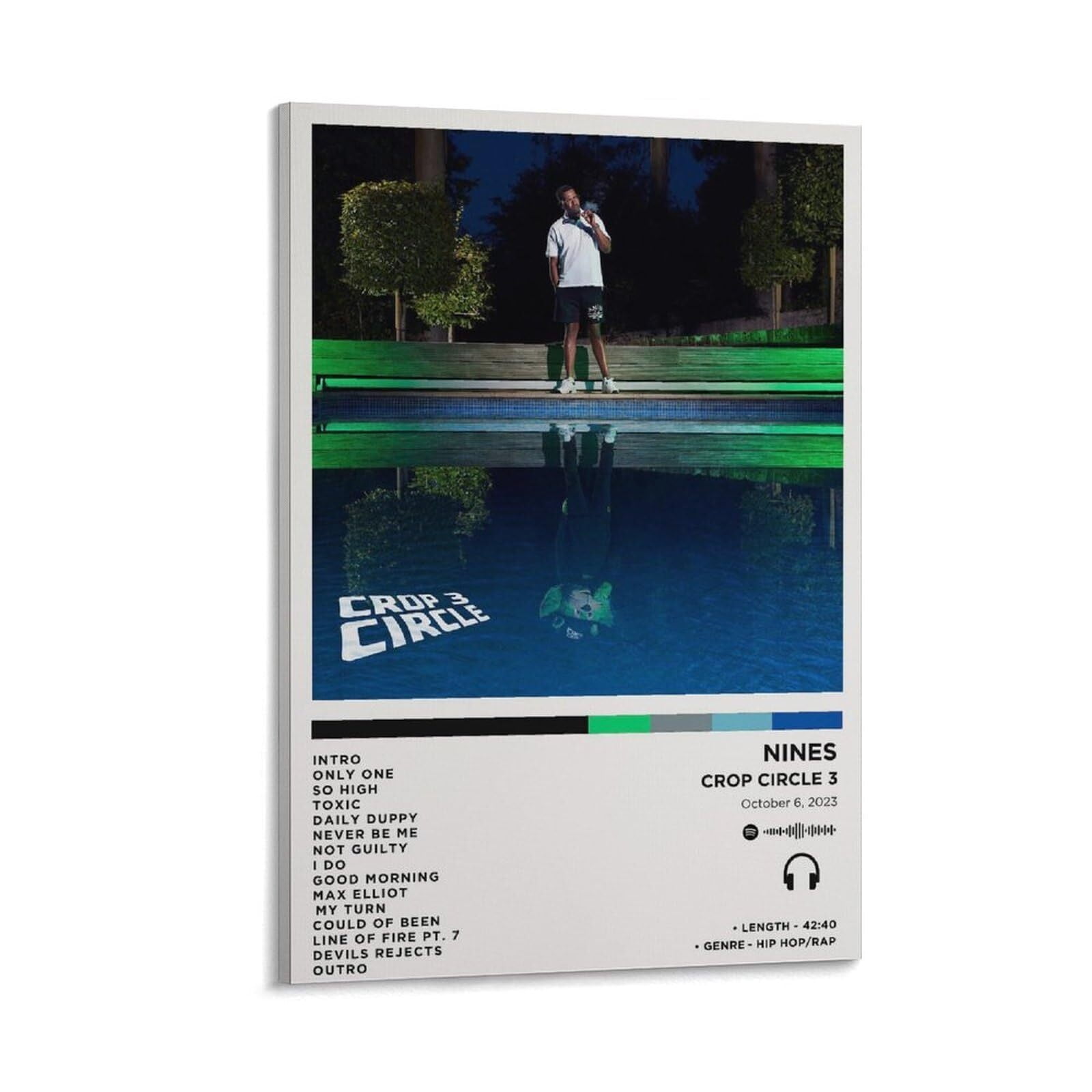 Nines Crop Circle 3 Canvas Poster Bedroom Decoration Landscape Office ...