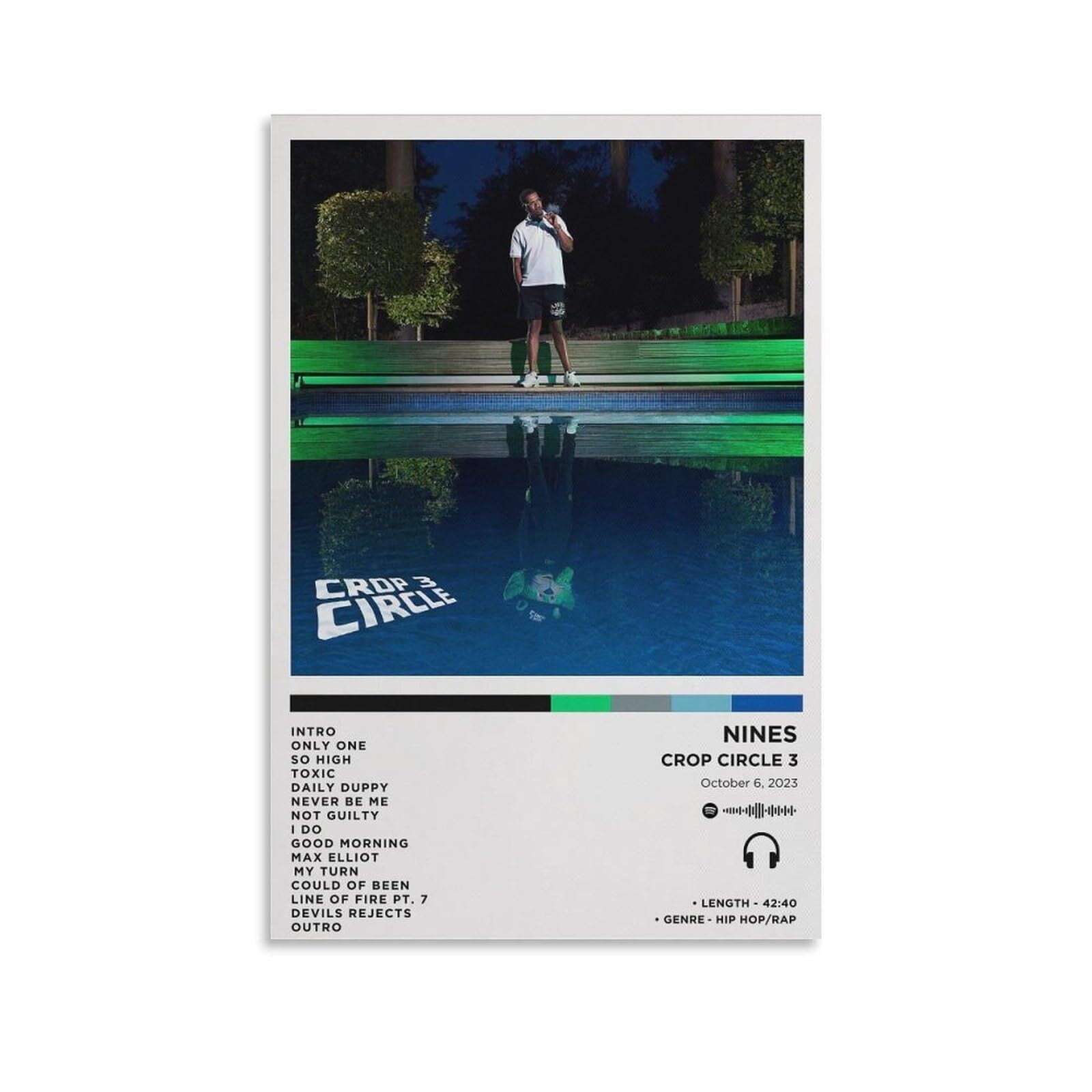 Nines Crop Circle 3 Canvas Poster Bedroom Decoration Landscape Office ...