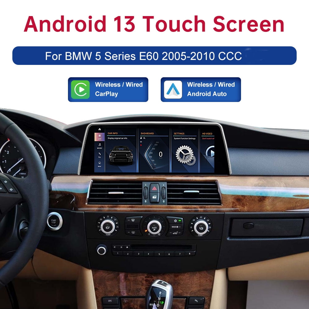Ninetom Android 13 Car Navigation for BMW 5 Series E60 2005-2010 Year ...