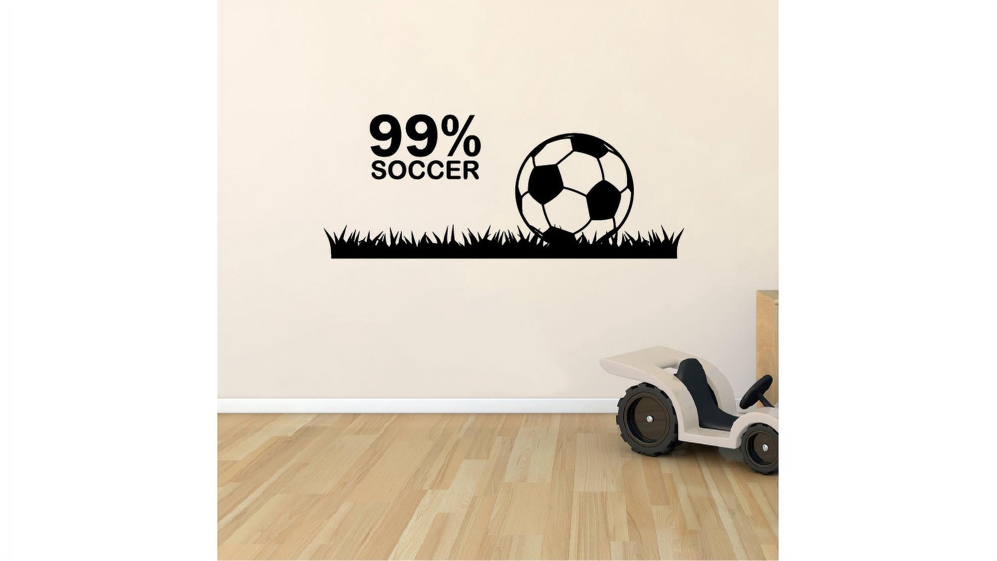 Ninety Nine Percent Soccer Quote Soccer Player Athlete Quotes Wall ...