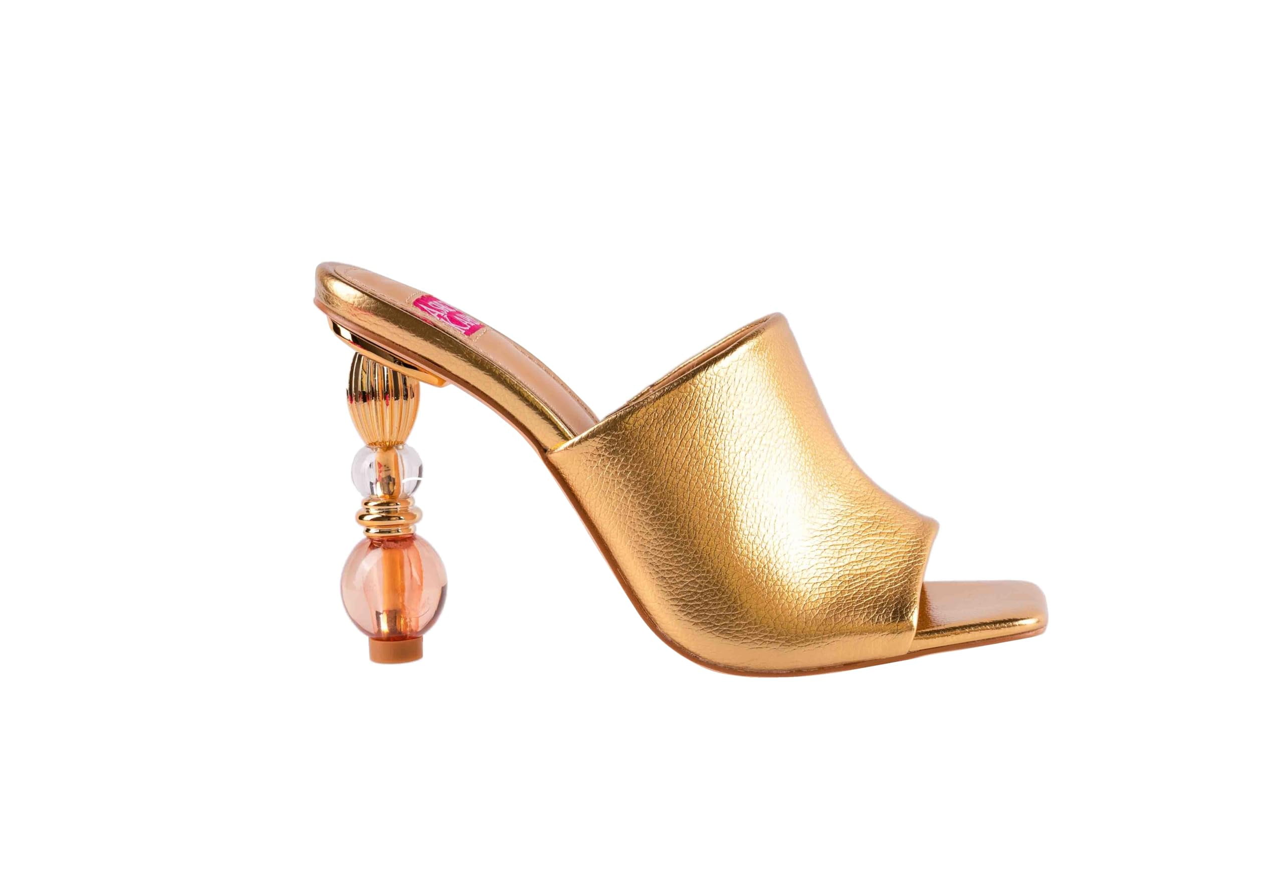 Ninety Union Ashley Kahen Fame Metallic Crystal Ball Heel Mule, Gold, 7 ...