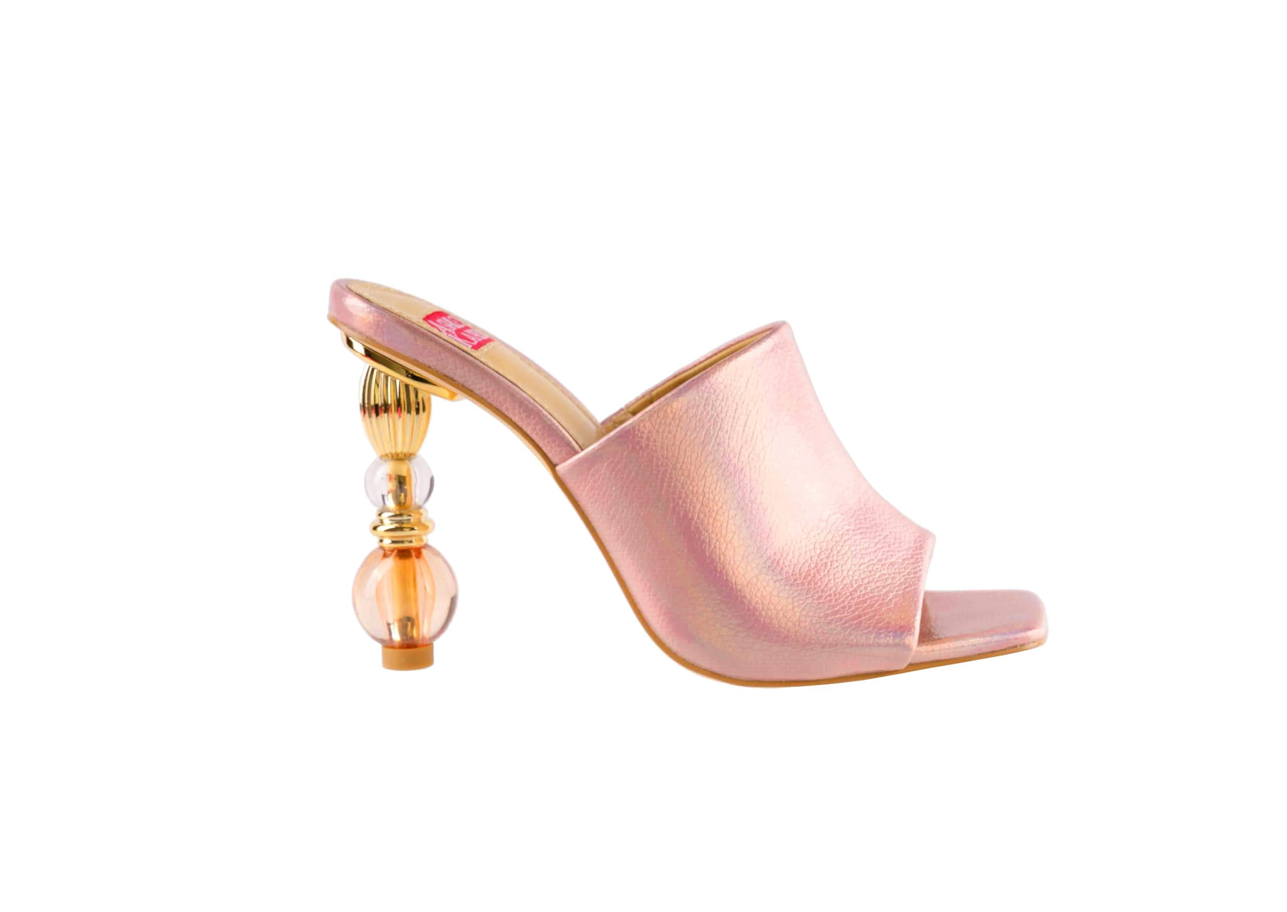 Ninety Union Ashley Kahen Fame Metallic Crystal Ball Heel Mule ...