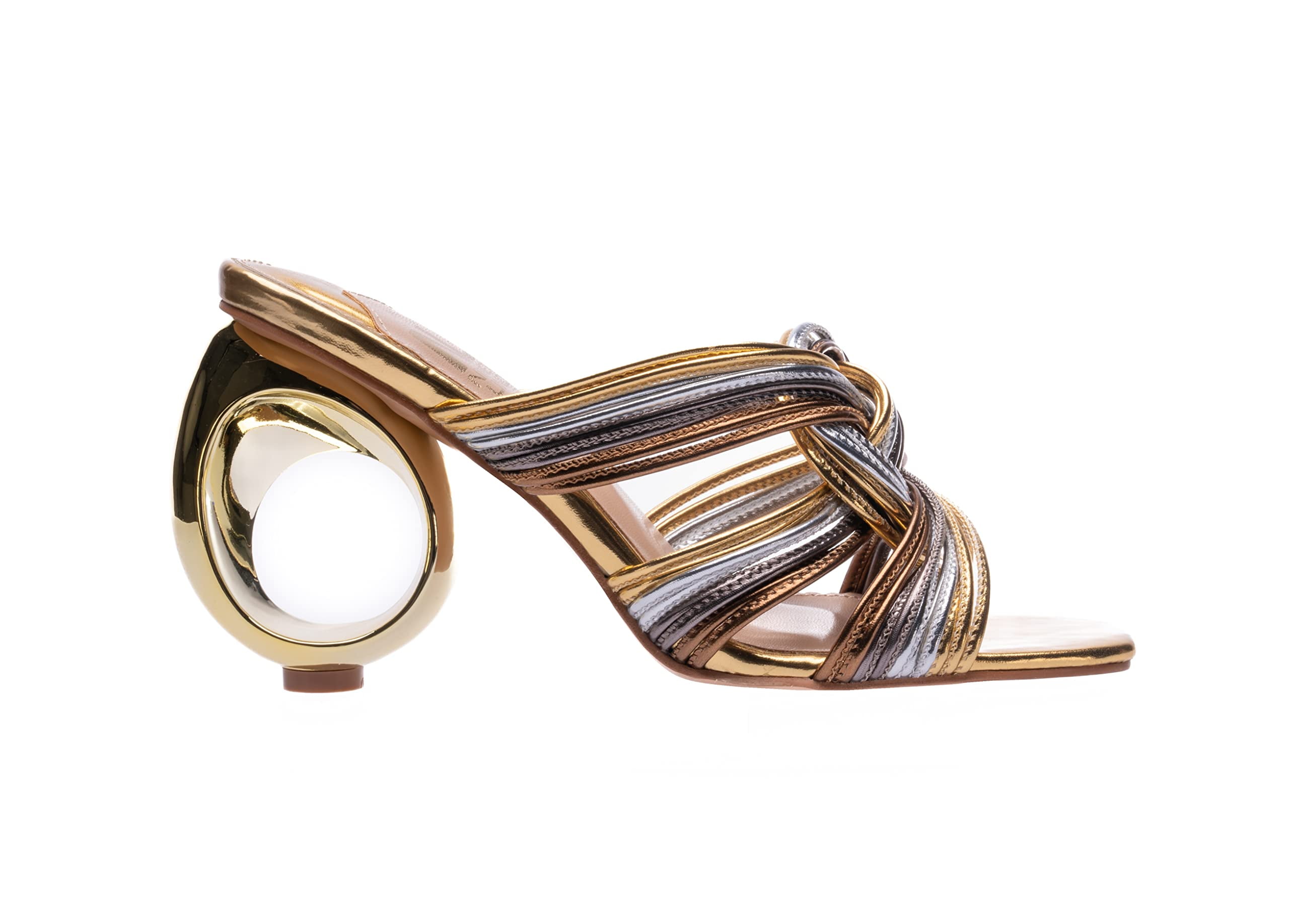 Ninety Union Brazil Square Toe Mule, Gold Multi, 13 - Walmart.com