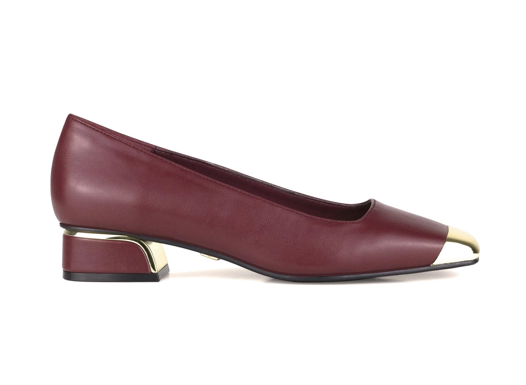 Ninety Union Eagle Metallic Heel Cap Toe Flat, Burgundy, 13 - Walmart.com