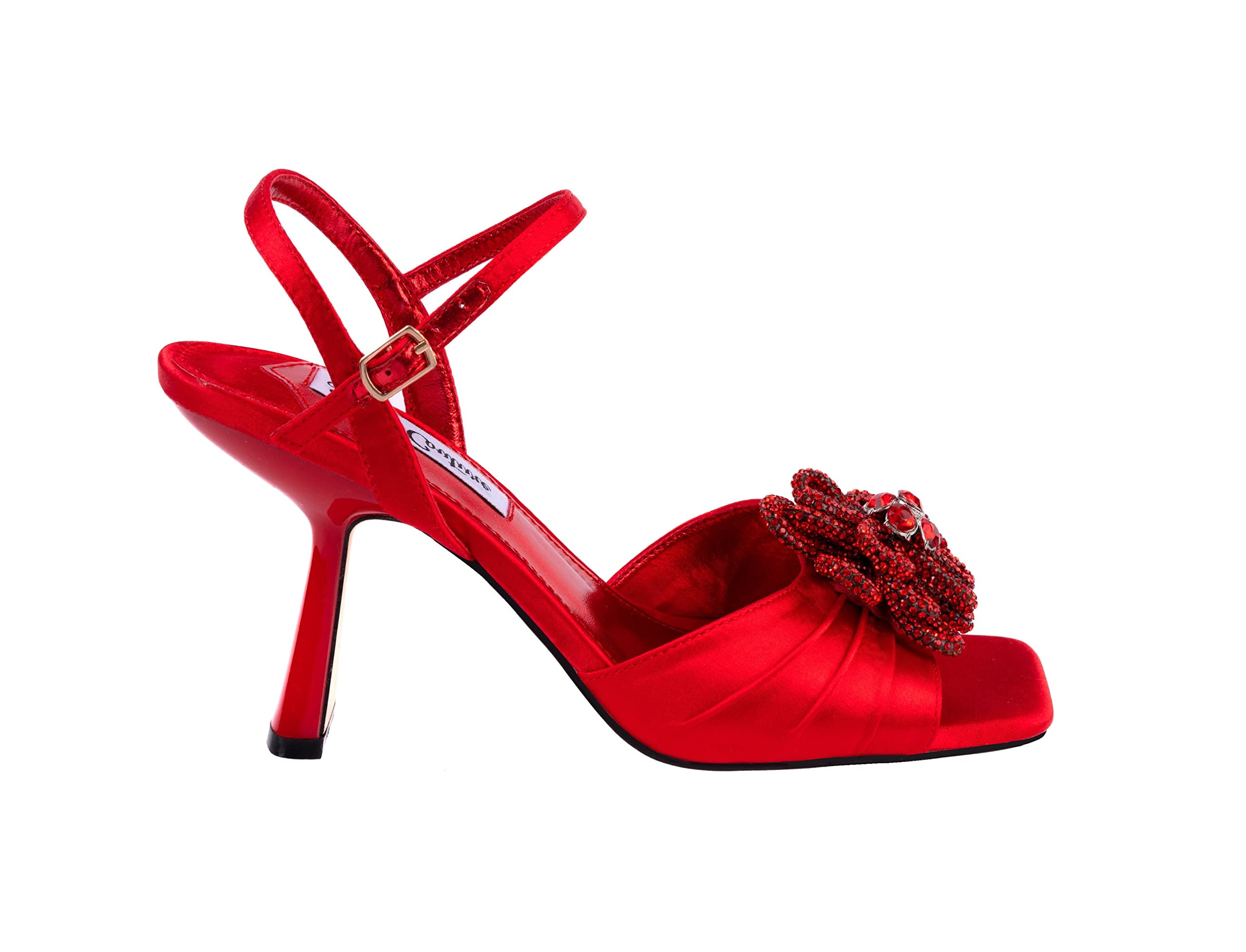 Ninety Union Lady Couture Lilly Rhinestone Ornament Dressy Sandal, Red ...