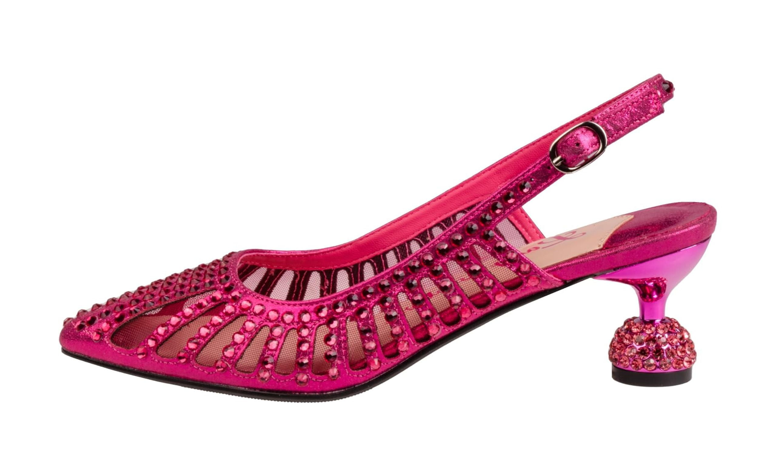 Ninety Union Lady Couture Rosita Mesh Rhinestone Heel Slingback ...