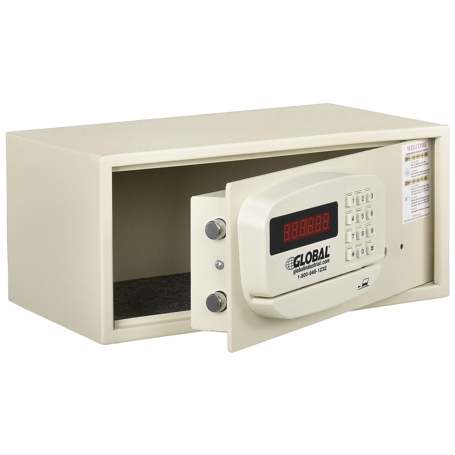 Ningbo Safewell 493383 Global Industrial Personal Hotel Safe Electronic ...