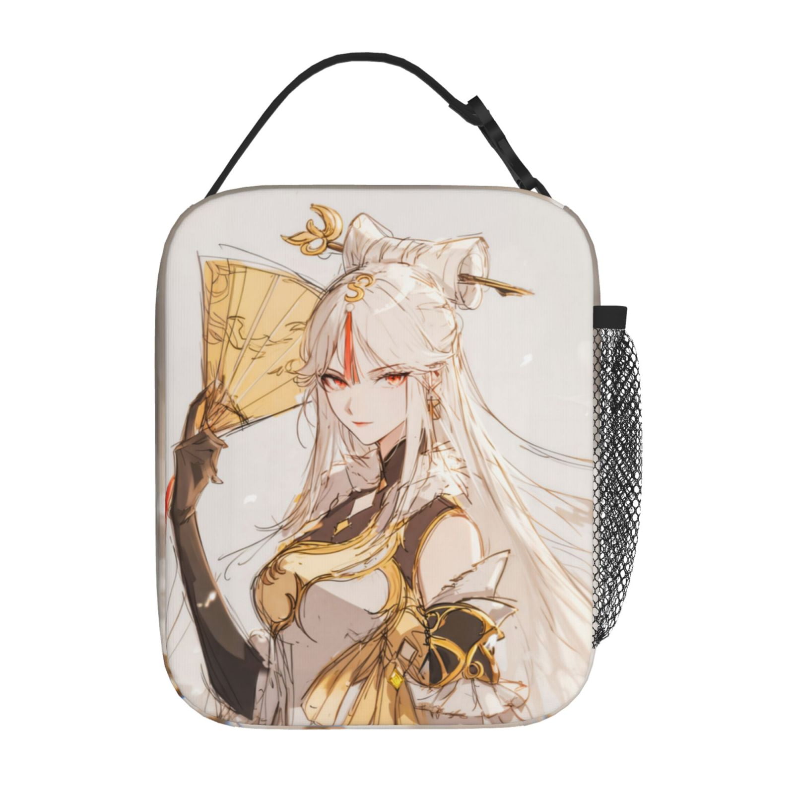 Ningguang Genshin Impact Lunch Bag Tote Bag Portable Insulated Lunch ...