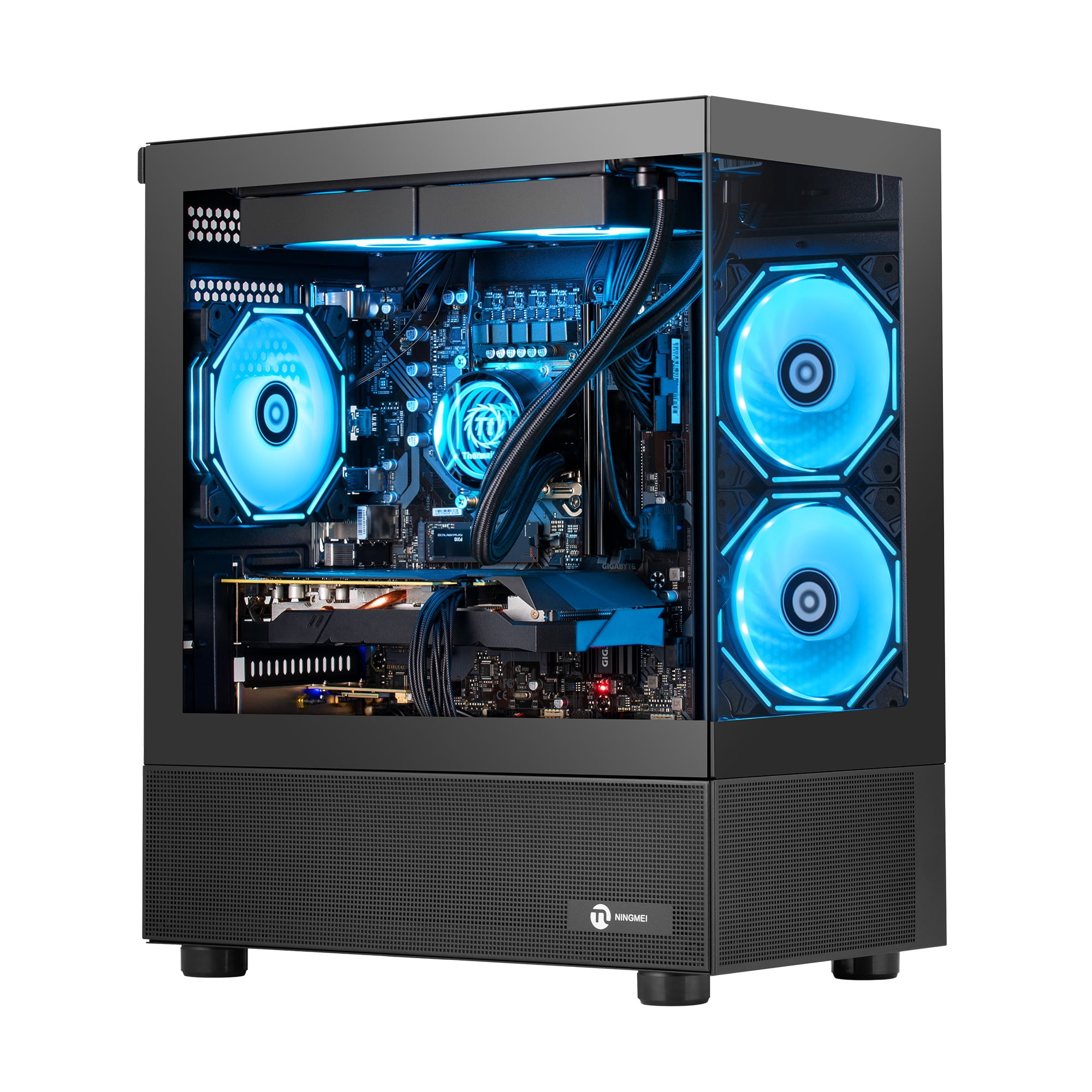 Ningmei Gaming PC Desktop Ryzen7 5700X RTX 5060 32GB DDR4 1TB SSD ...