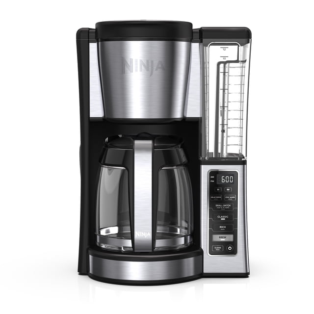 Ninja 12-Cup Programmable Coffee Pot with Glass Carafe, Stainless Steel ...