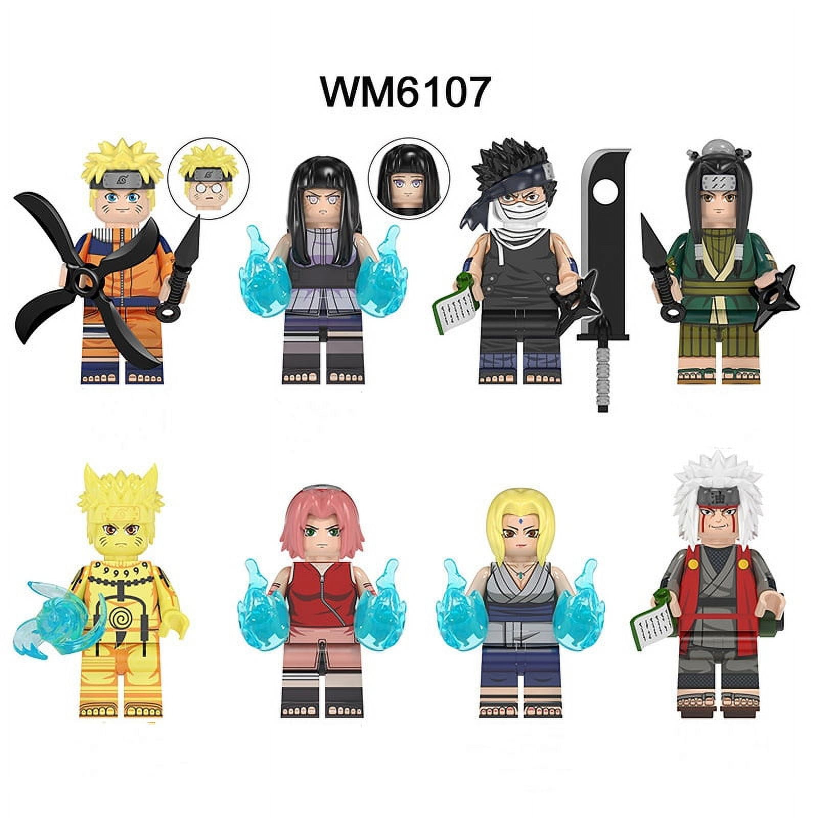 Ninja Action Figures Toy,Anime Ninja with Weapons Building Blocks Kit ...