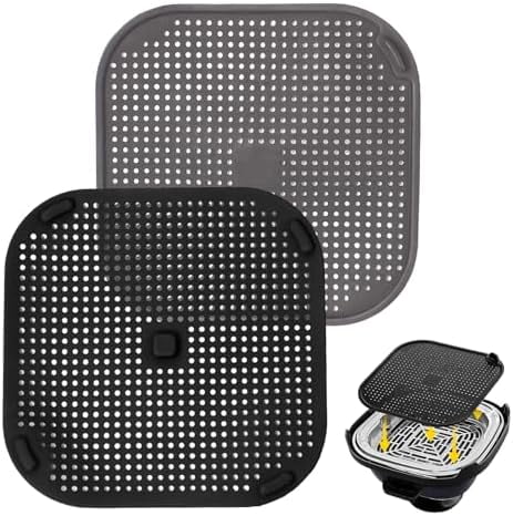 Ninja Air Fryer Splatter Screen,Mat with Secure Lock Tabs & Easy-Lift ...