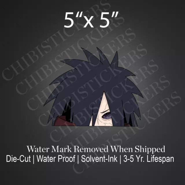 Ninja Anime Dark Villain Car Window Peeking Sticker Vinyl Waterproof ...