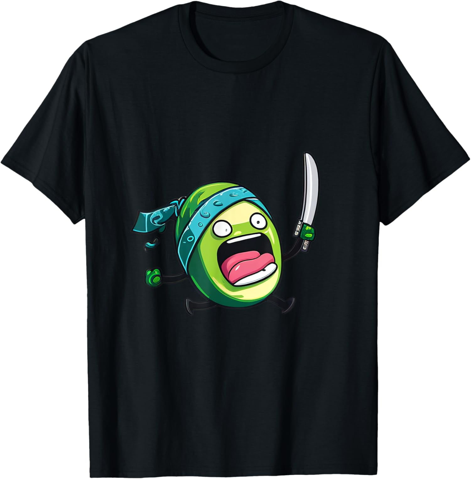 Ninja Avocado T-Shirt - Walmart.com