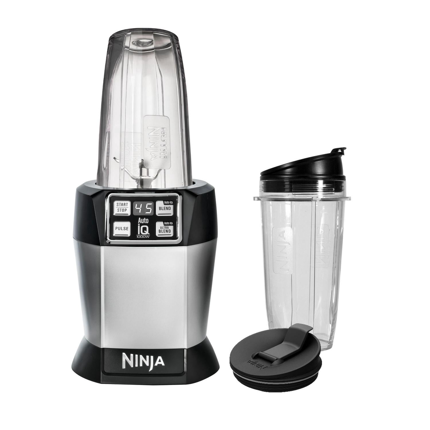 Ninja High Speed Pro Ice Auto-iQ Blender, Black BL480D with Nutrient ...