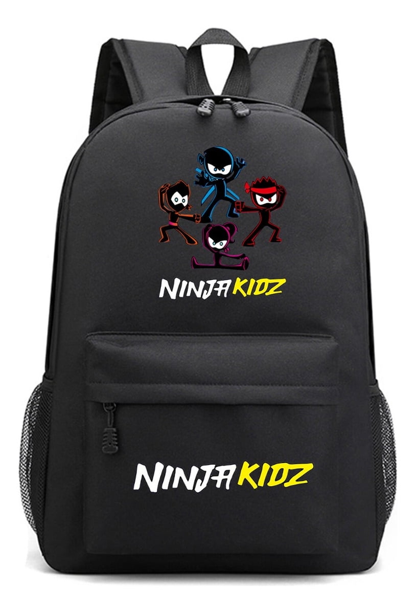 Ninja Backpack Cartoon Warriors School Bag Fun Lightweight Bookbag with ...