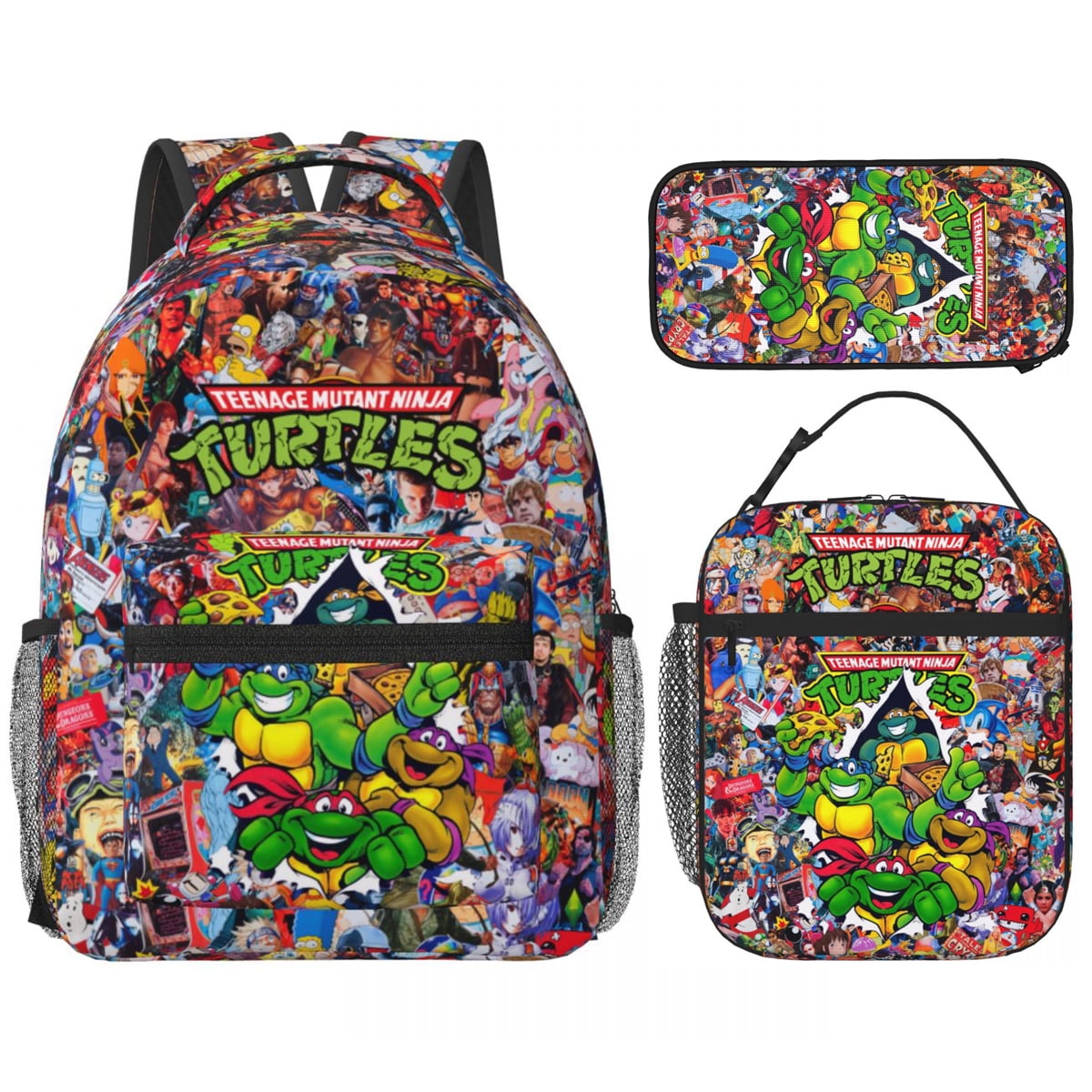 Ninja Backpacks Backpack with Lunch Bag 3 in 1 Bookbags Bag Set ...