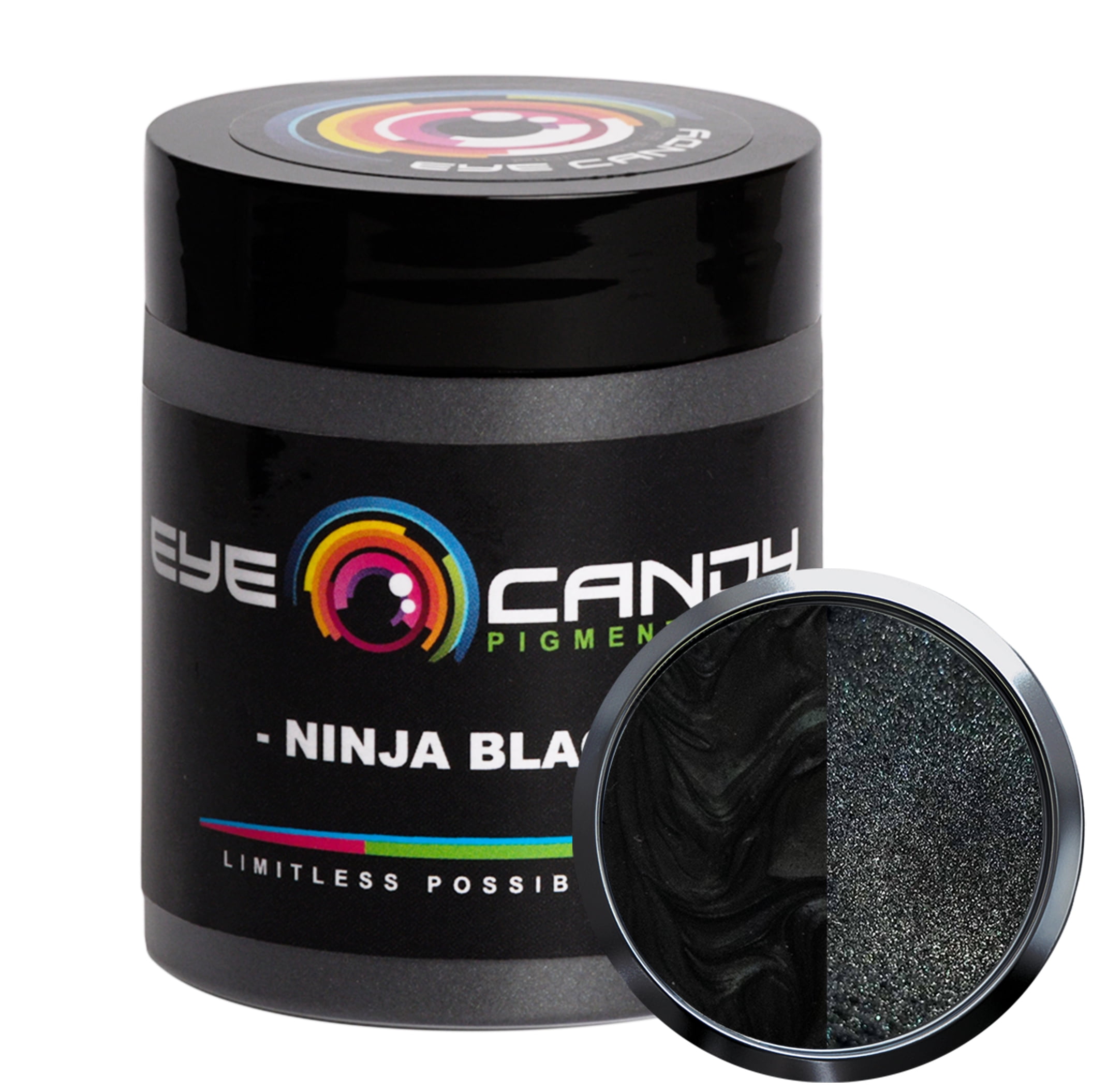 Ninja Black Mica Powder Pigment (25g) for DIY Crafts: Woodworking ...