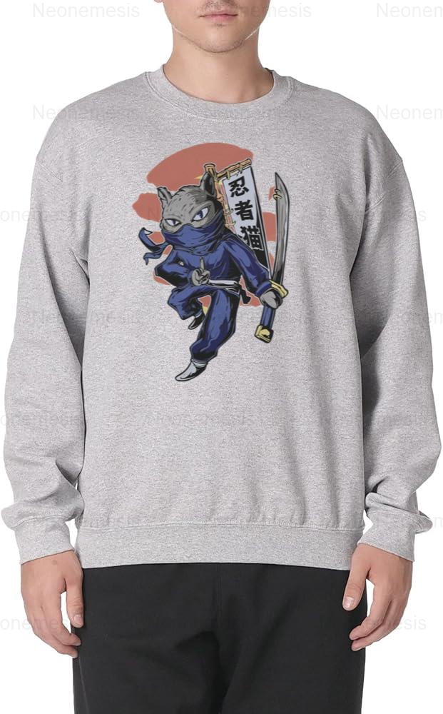 Ninja Cat Sword Funny Samurai Warrior Kitty Martial Arts Cute ...