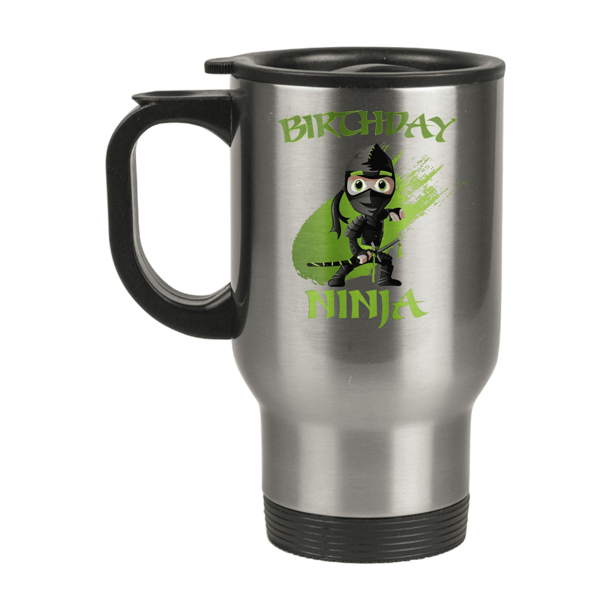 Ninja Coffee Cup Travel Mug - Birthday - Warrior Gift -14 Oz Stainless ...