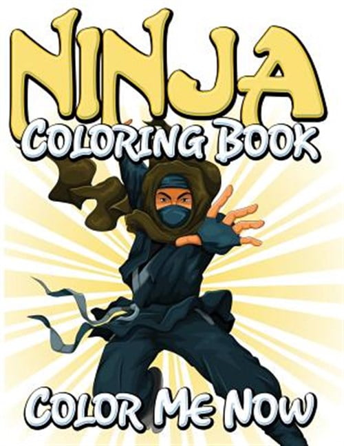 Pre-Owned Ninja Coloring Book (Color Me Now) - Walmart.com