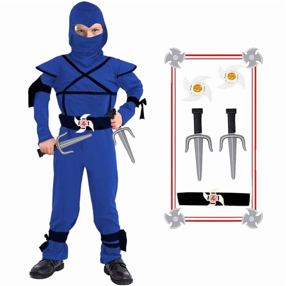 Ninja Costume Kids Ninja Muscle Costumes Boys Ninja Set Accessories ...
